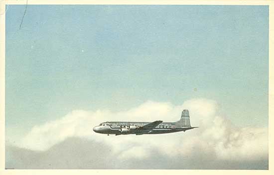 Famgus Aviation Postcards: SAS - Scandinavian Airlines System