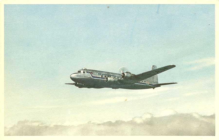 Famgus Aviation Postcards: SAS